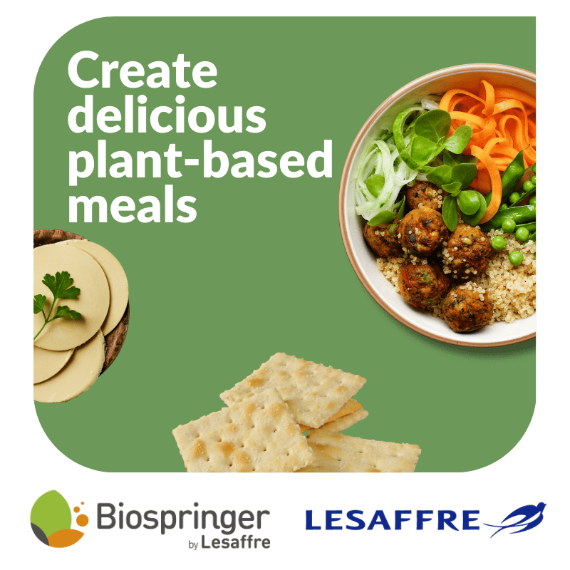 Create delicious plant-based meals with Biospringer by Lesaffre