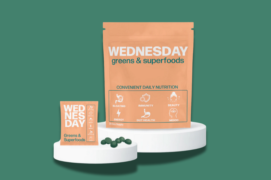 Wednesday launches superfood greens and probiotics blend in gummy format