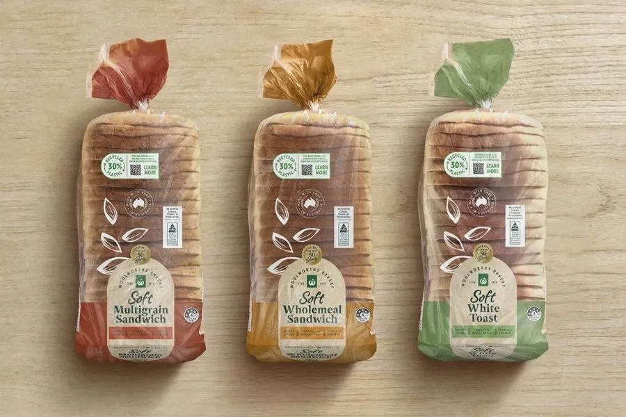 Amcor equips Woolworths with recycled plastic bags for bread