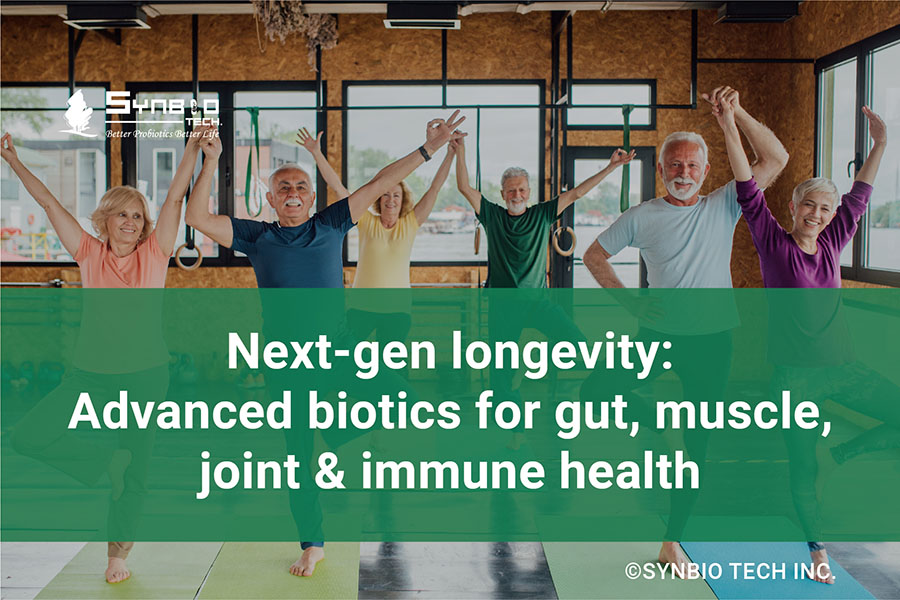 Next-Gen Longevity: Advanced Biotics for Gut, Muscle, Joint & Immune Health