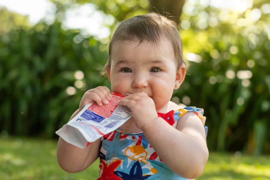 Greenpeace warns of microplastics in baby food sold in plastic pouches